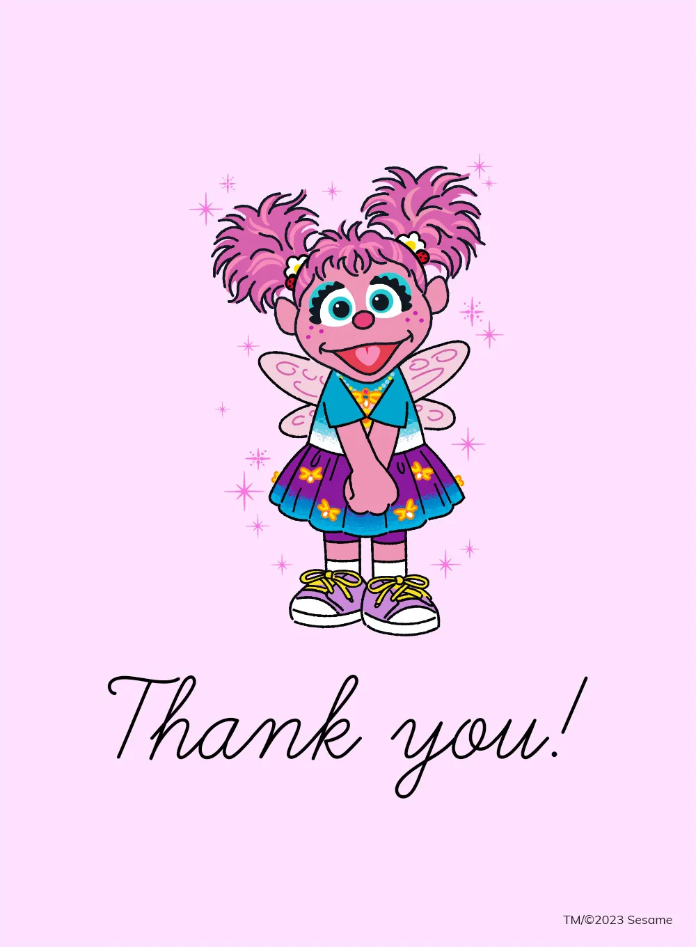 Sesame Street: Abby Cadabby Card | Evite